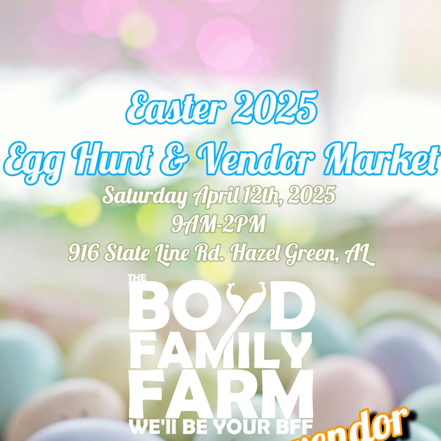 Easter Egg Hunt & Vendor Market 2025 | The Boyd Family Farm